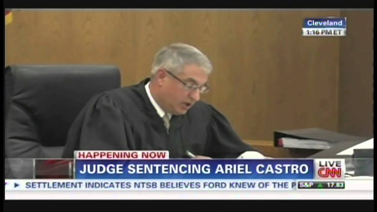 Judge Michael J. Russo sentences Ariel Castro (August 1, 2013, 1:08 PM) - YouTube