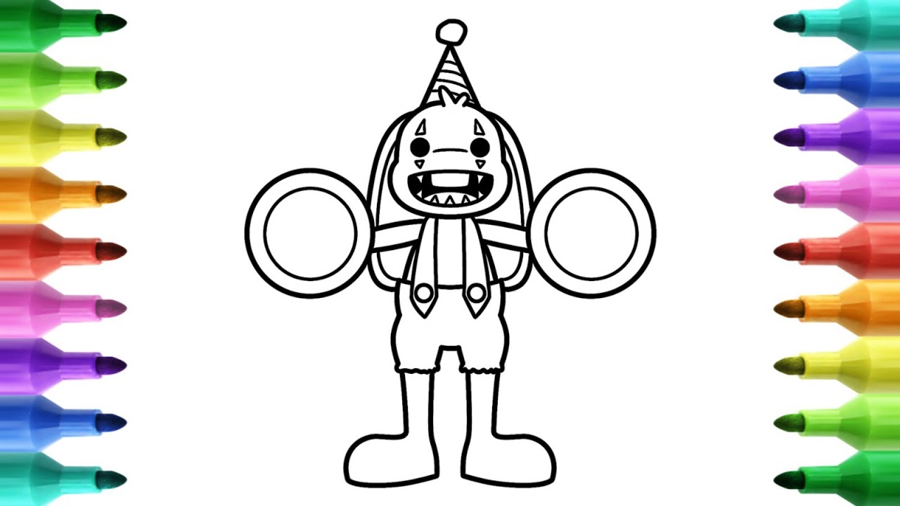Coloring BUNZO BUNNY Poppy Playtime Chapter 2 - YouTube