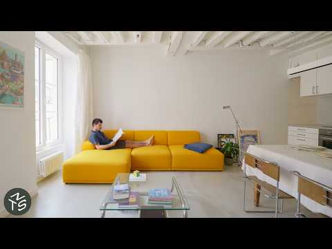 Architect Transforms Cramped 200-Year-Old Paris Apartment, 45sqm/484sqft