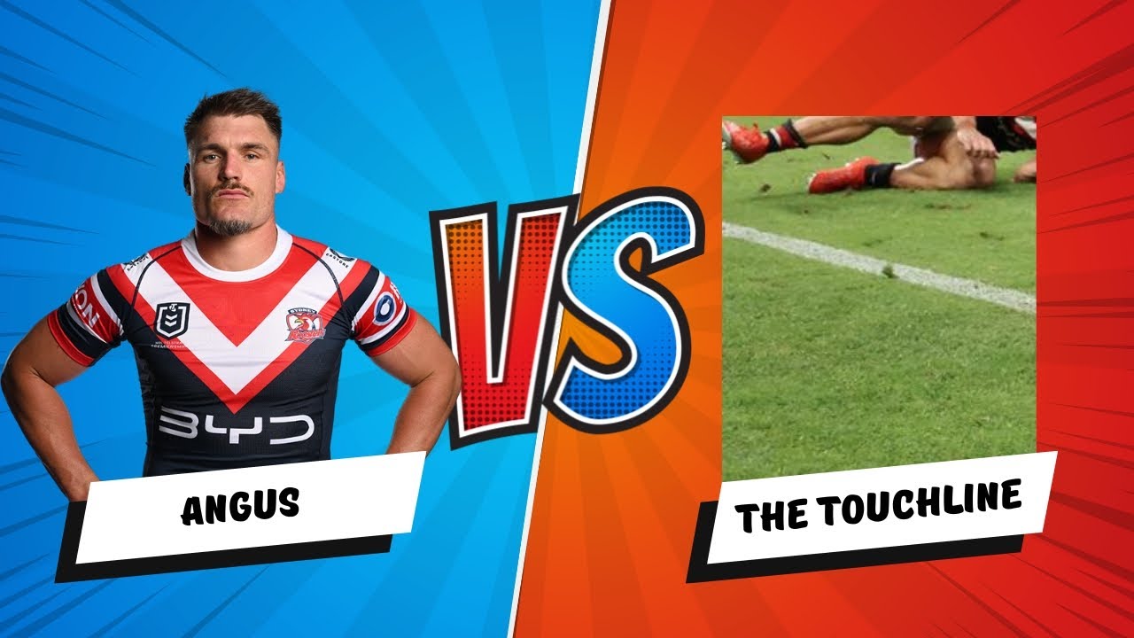 Roosters - Angus Crichton foot on sideline debate - YouTube