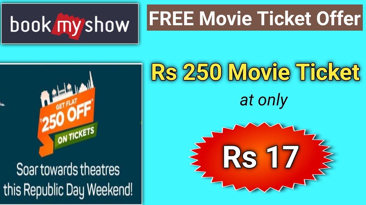 FREE Movie Tickets l Bookmyshow Coupon Code l Bookmyshow 99 offer l ...