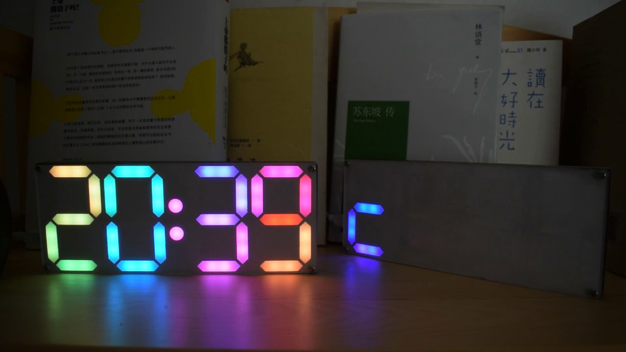 Diy Rainbow Clock - YouTube