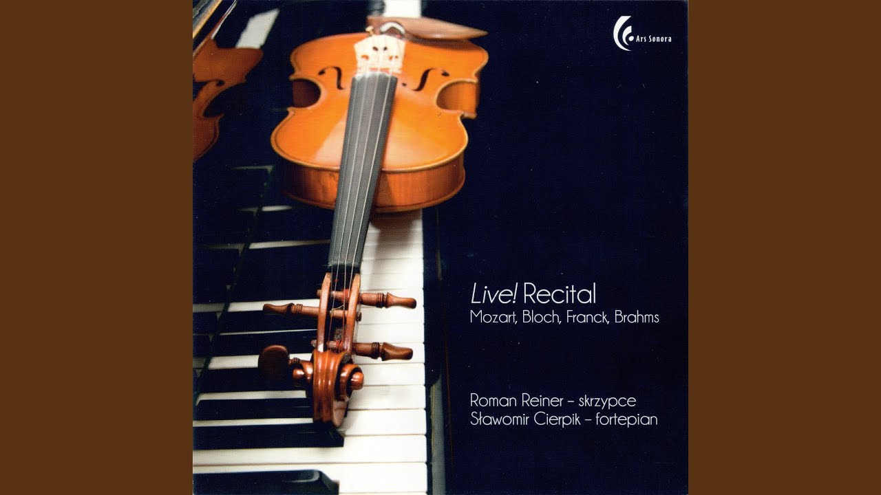Sonata A-dur - Allegretto poco mosso (Live) - YouTube