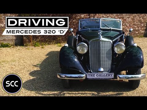 MERCEDES-BENZ 320 D / 320D Cabriolet 1942 - Driving car similar to Reinhard Heydrich attack | SCC TV