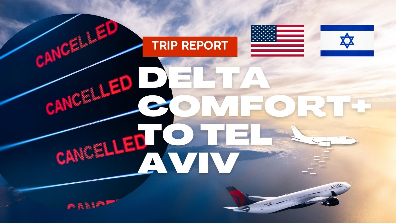 Stranded Due to a WAR! LAST Delta Flight to Tel Aviv | Delta Air Lines ...