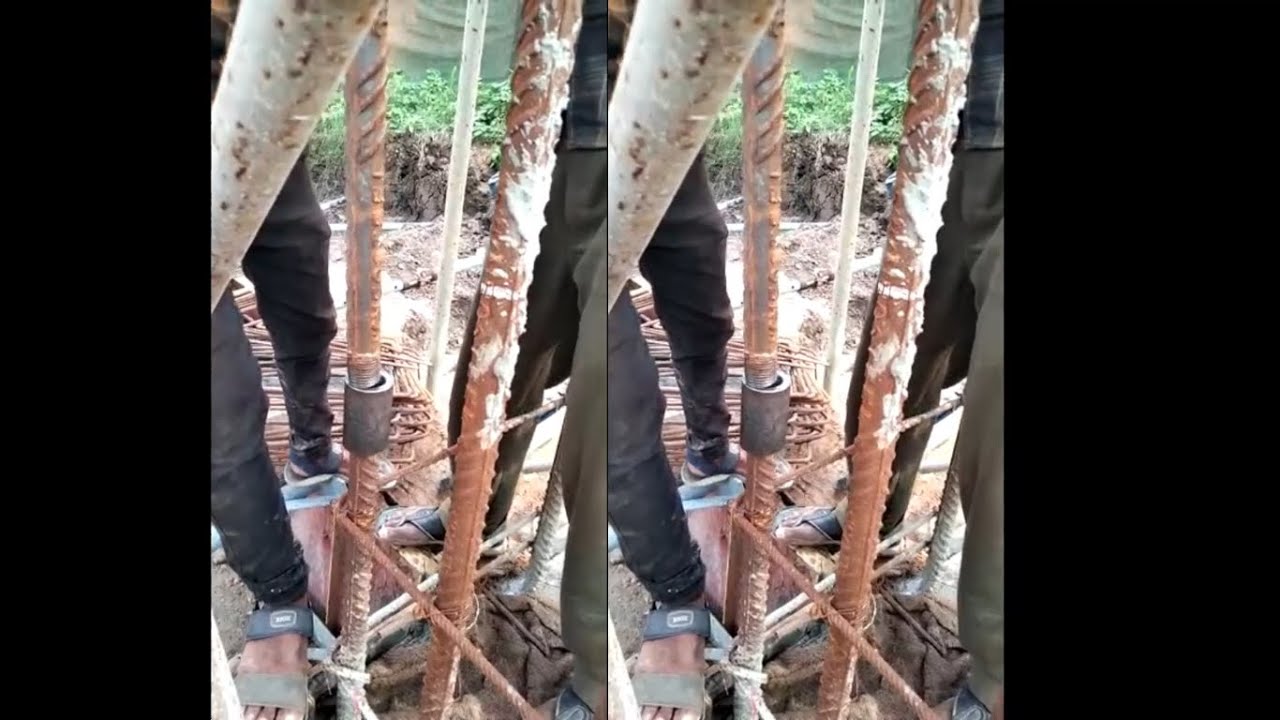 COLUMN ROD COUPLING JOINT WORK COUPLING OF REINFORCEMENT IN COLUMN ...