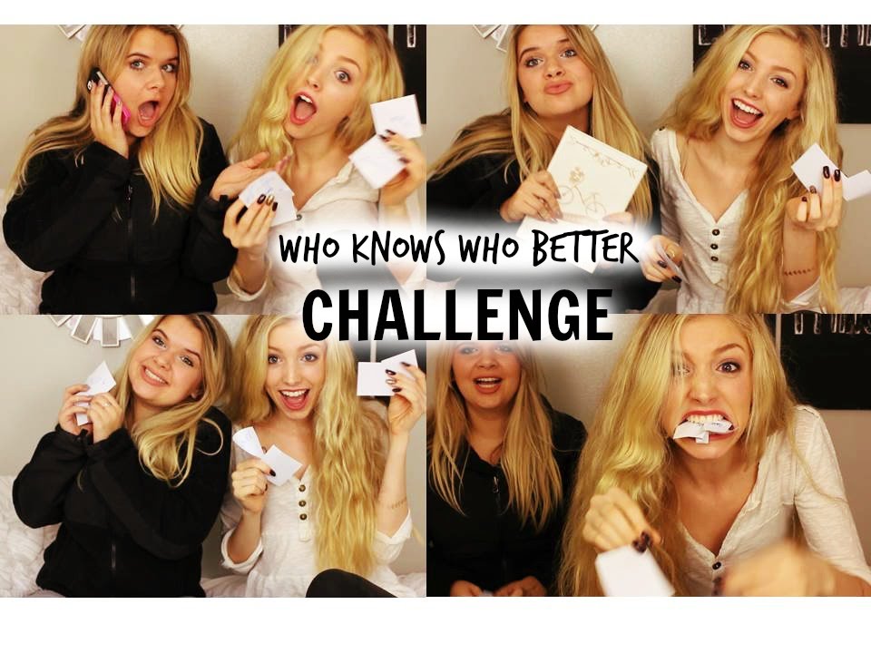 WHO KNOWS WHO BETTER// Challenge: PART 1 - YouTube