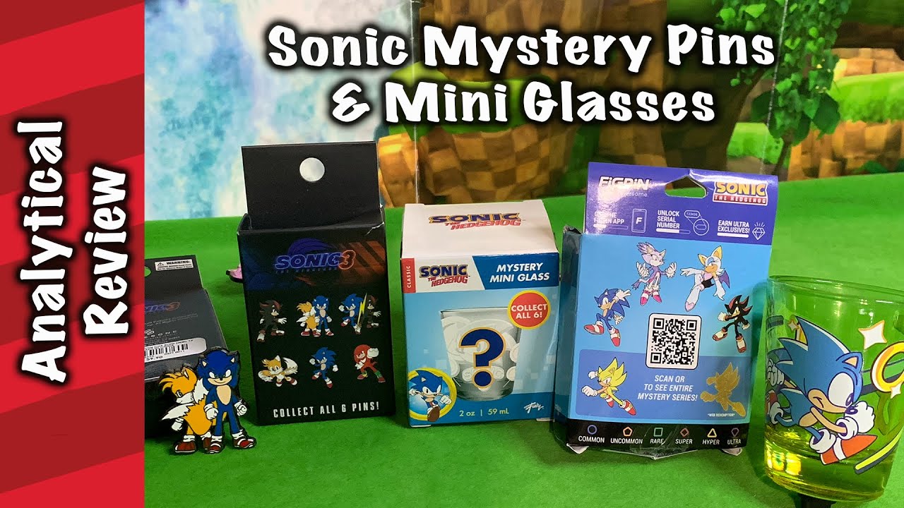 Mystery Sonic Pins & Mini Glasses - YouTube