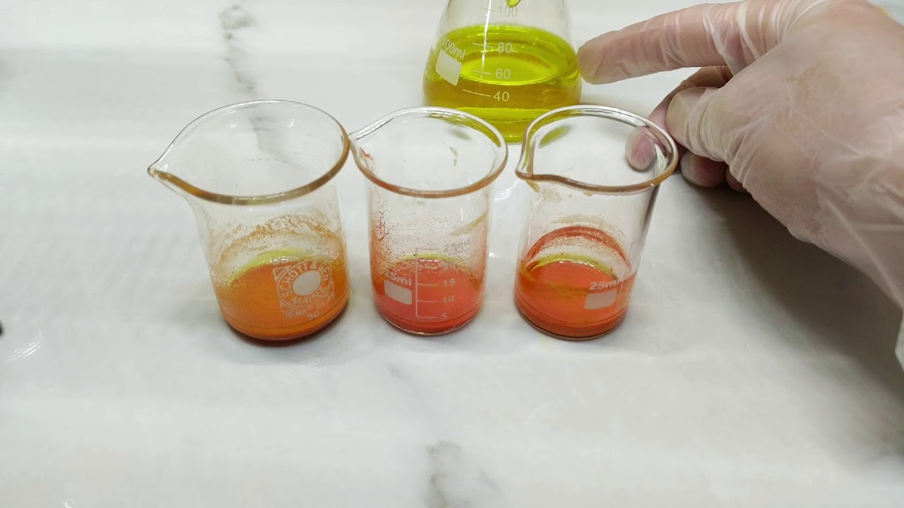 Chromate Pigments part 2 (Chrome Orange) - YouTube