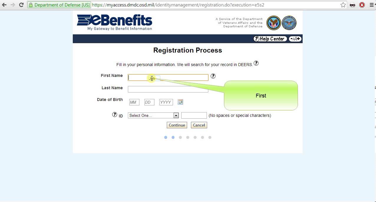 ebenefits video registration - YouTube