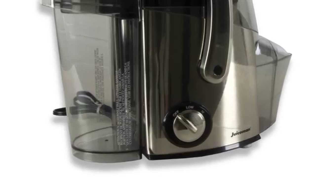 Juiceman Jr Juicer - Chrome (Refurbished) | JM400 - YouTube