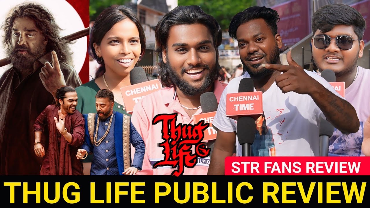 🔴STR Fans review🔥| Thug Life Public review | Thug Life Movie review ...