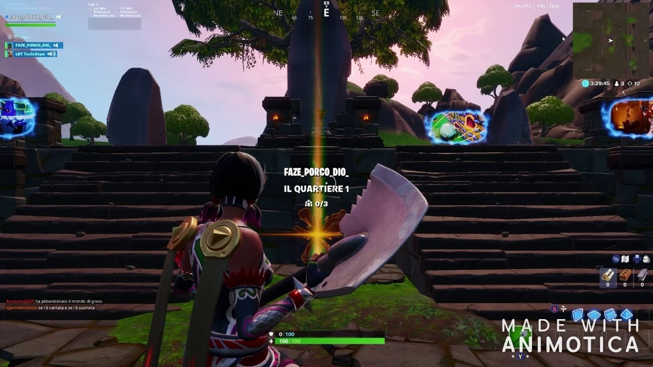 grazie a dio fortnite montage - YouTube