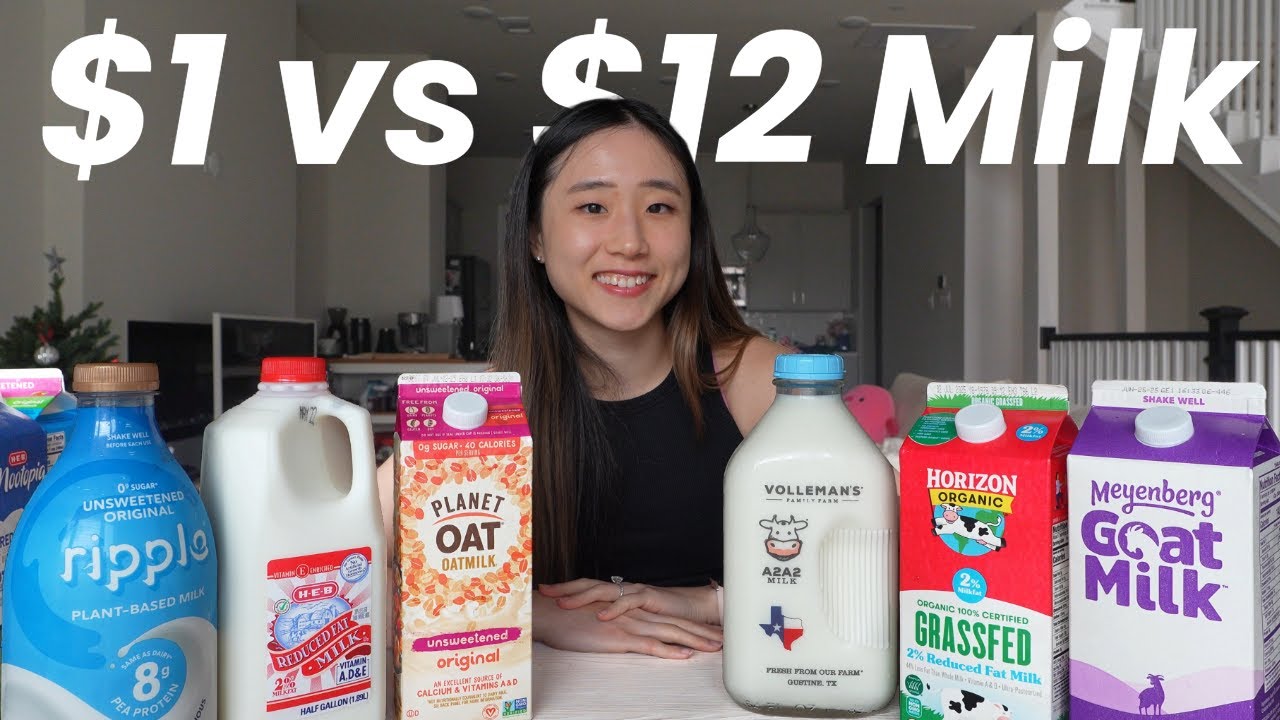 Dietitian Compares $1 Milk vs $12 Milk — Is There a Difference? - YouTube