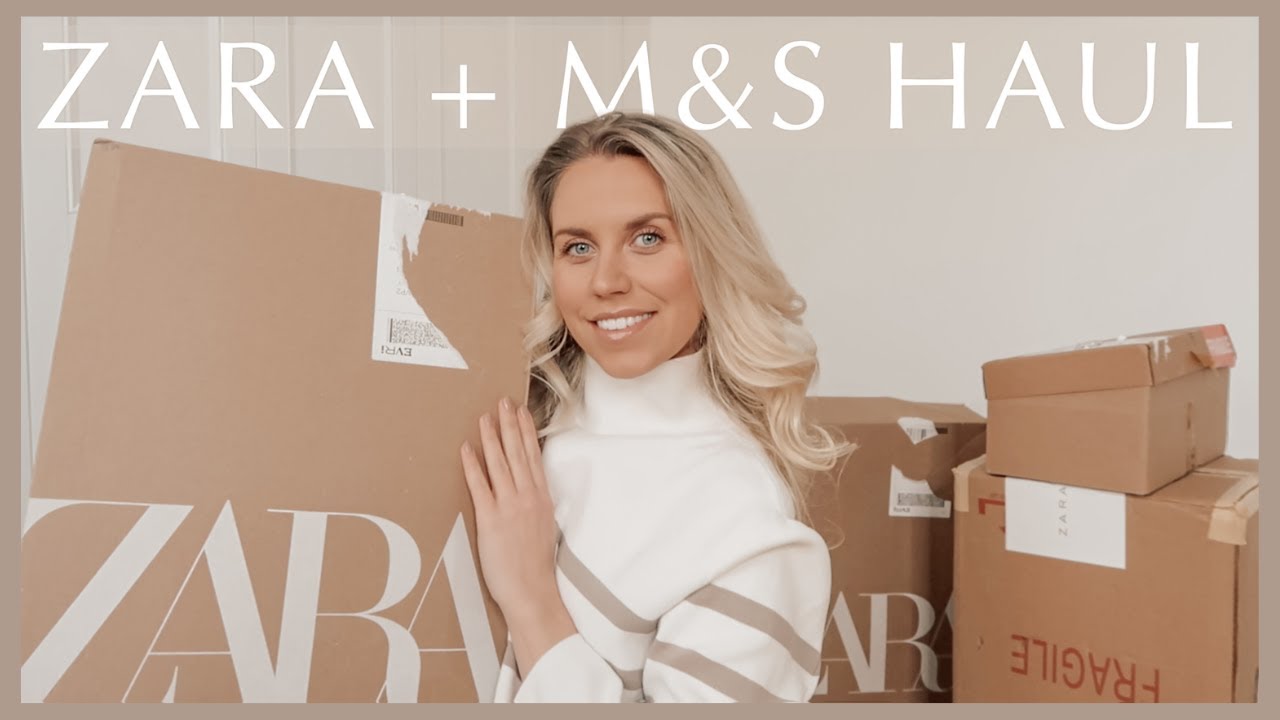 ZARA HAUL Sales finds + M&S Home and fashion - YouTube