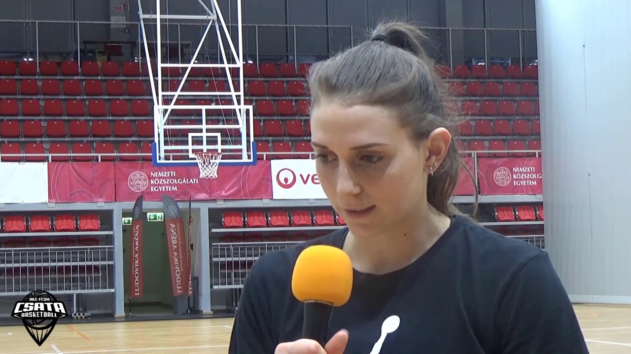 Lelik Réka és Tursics Krisztián a PEAC elleni meccsről - YouTube