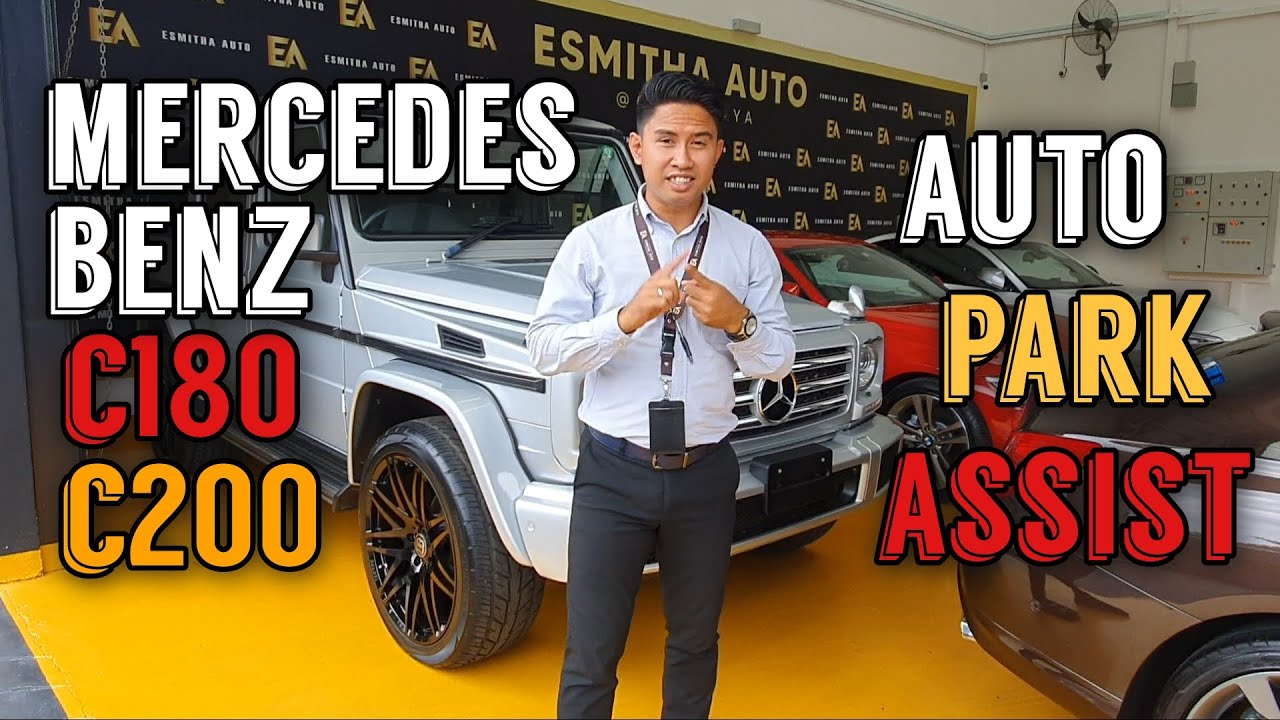 MERCEDES BENZ C180 - C200 AUTO PARK ASSIST - YouTube