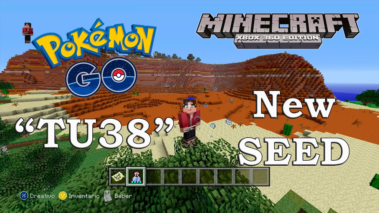 Minecraft: XBOX 360/ONE/PS3/PS4 - Semilla / Seed - TU38 "Pokémon Go ...