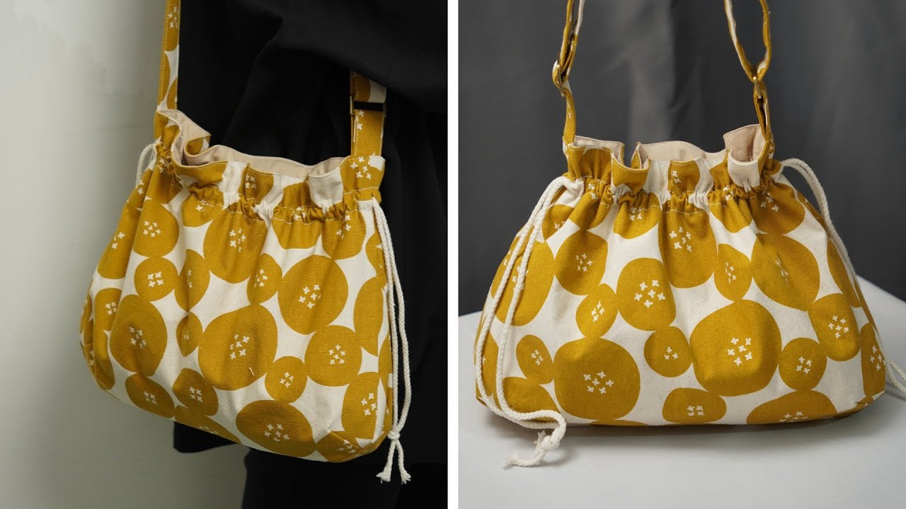 [Easy Sewing] Handmade a simple satchel with fresh colors - YouTube