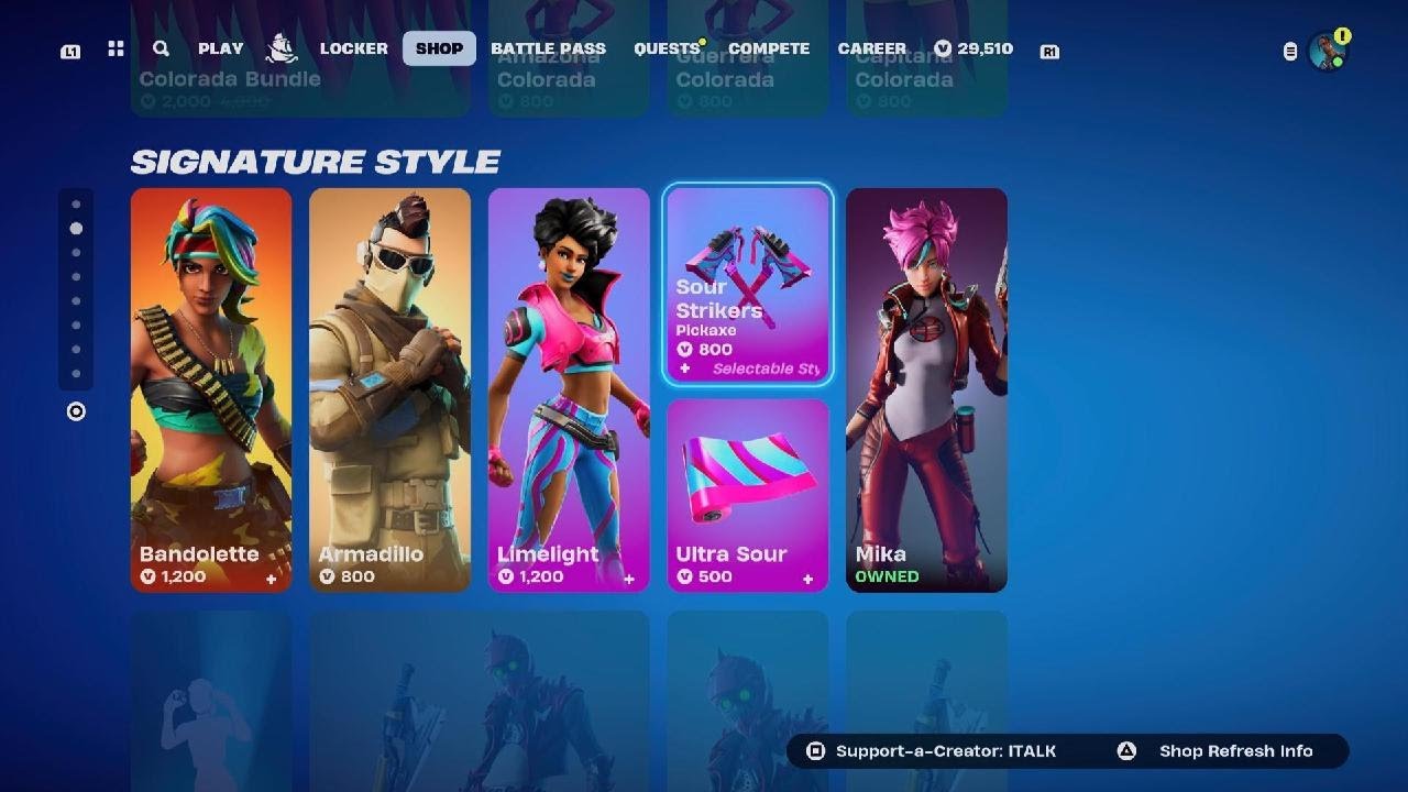 Fortnite Item Shop RARE ULTRA SOUR WRAP RETURNS! August 4TH 2024 - YouTube