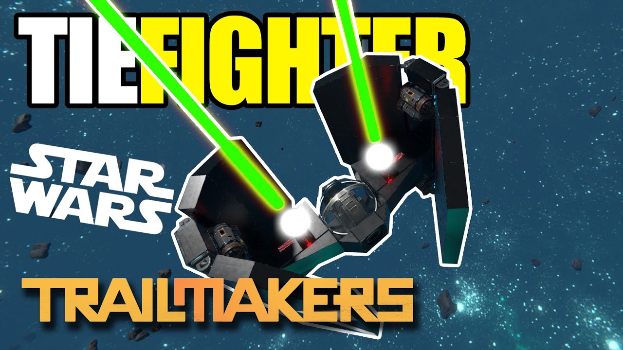 STAR WARS Tie Fighter Quick Build & Battle!!! Spacebound Trailmakers ...