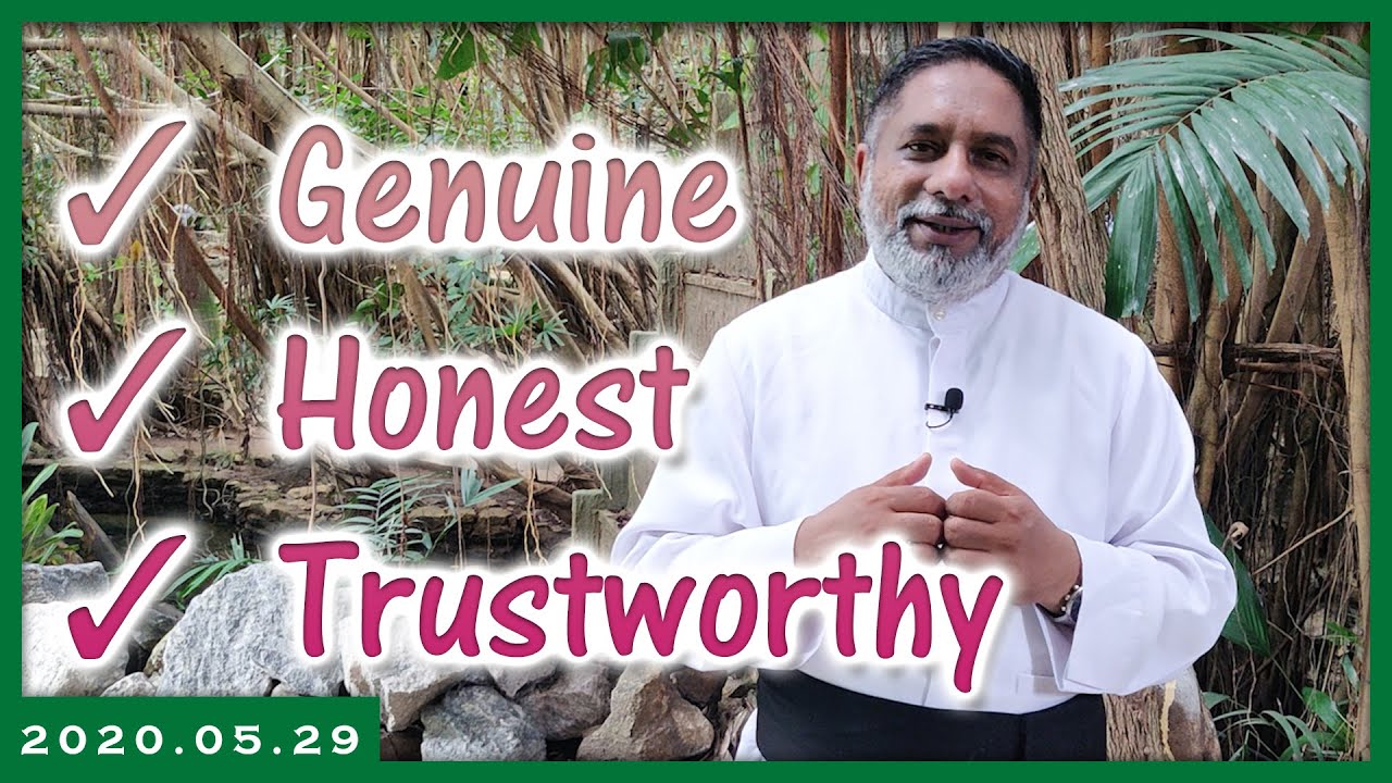 Be a Genuine, Honest & Trustworthy person | 29.05.2020 | Daily ...