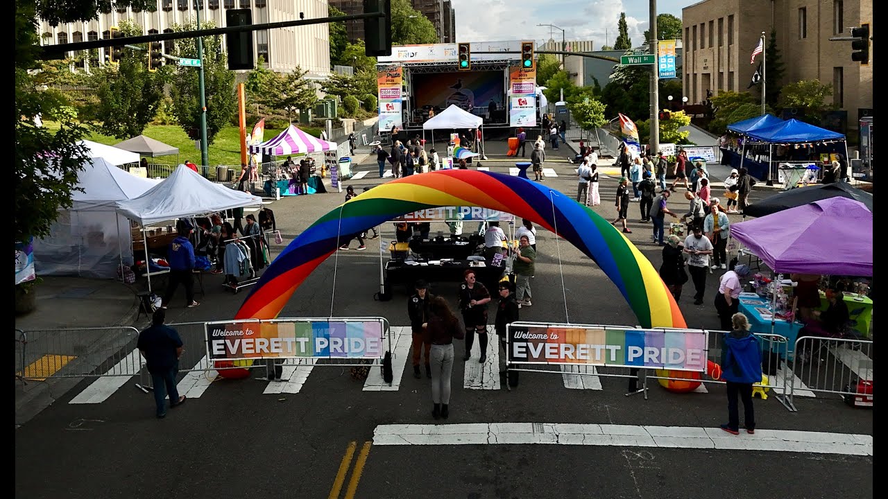 Everett Pride Block Party 2025 - YouTube