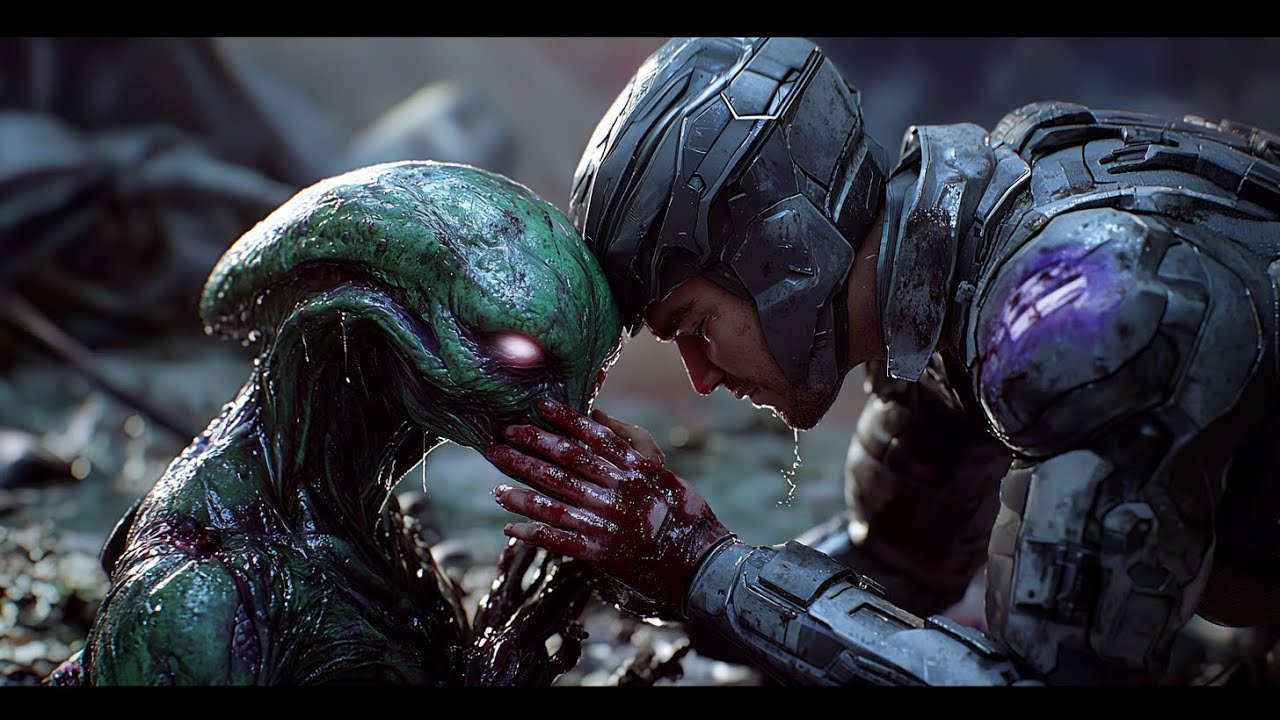 The Alien Died Begging For Mercy—But The Human Cried While Holding His ...