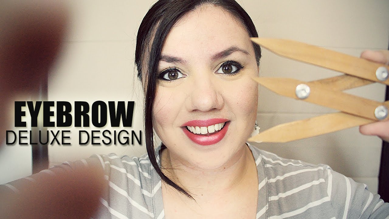 ASMR Eyebrow Deluxe Design - YouTube