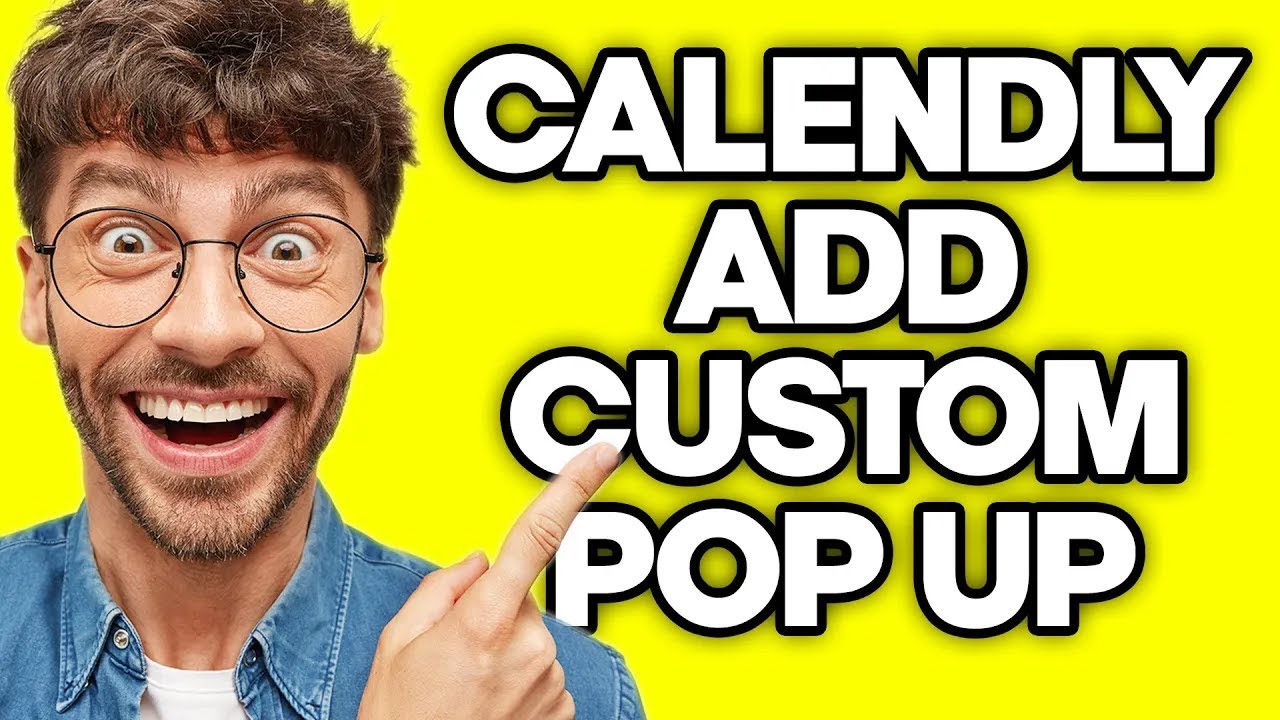 How To Add A Custom Pop Up Button Calendly (2023) - YouTube