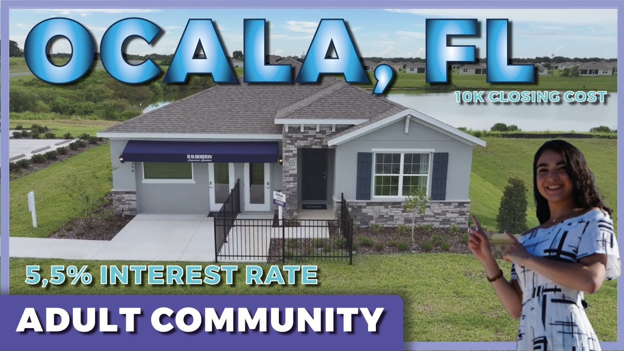 NEW MODEL HOME 🏠 ADULT COMMUNITY 😱 5,5% Interest Rate 📢 In Ocala, FL ...