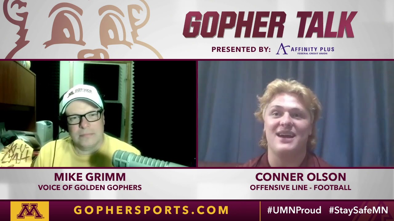 Gopher Talk: Conner Olson, Gopher Football (Pres. by Affinity Plus ...