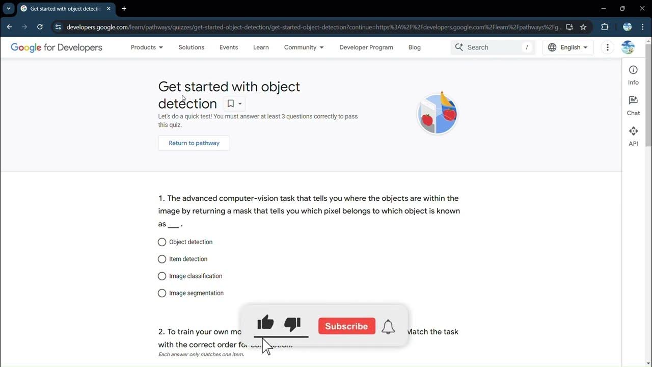 Get started with object detection II unit 2 II Google AI ML - YouTube