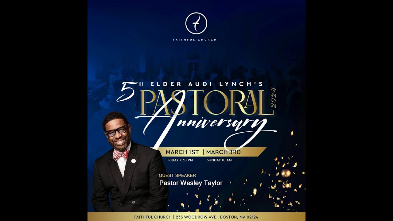 Pastor Wesley Taylor | Sunday Service | Pastoral Anniversary - YouTube