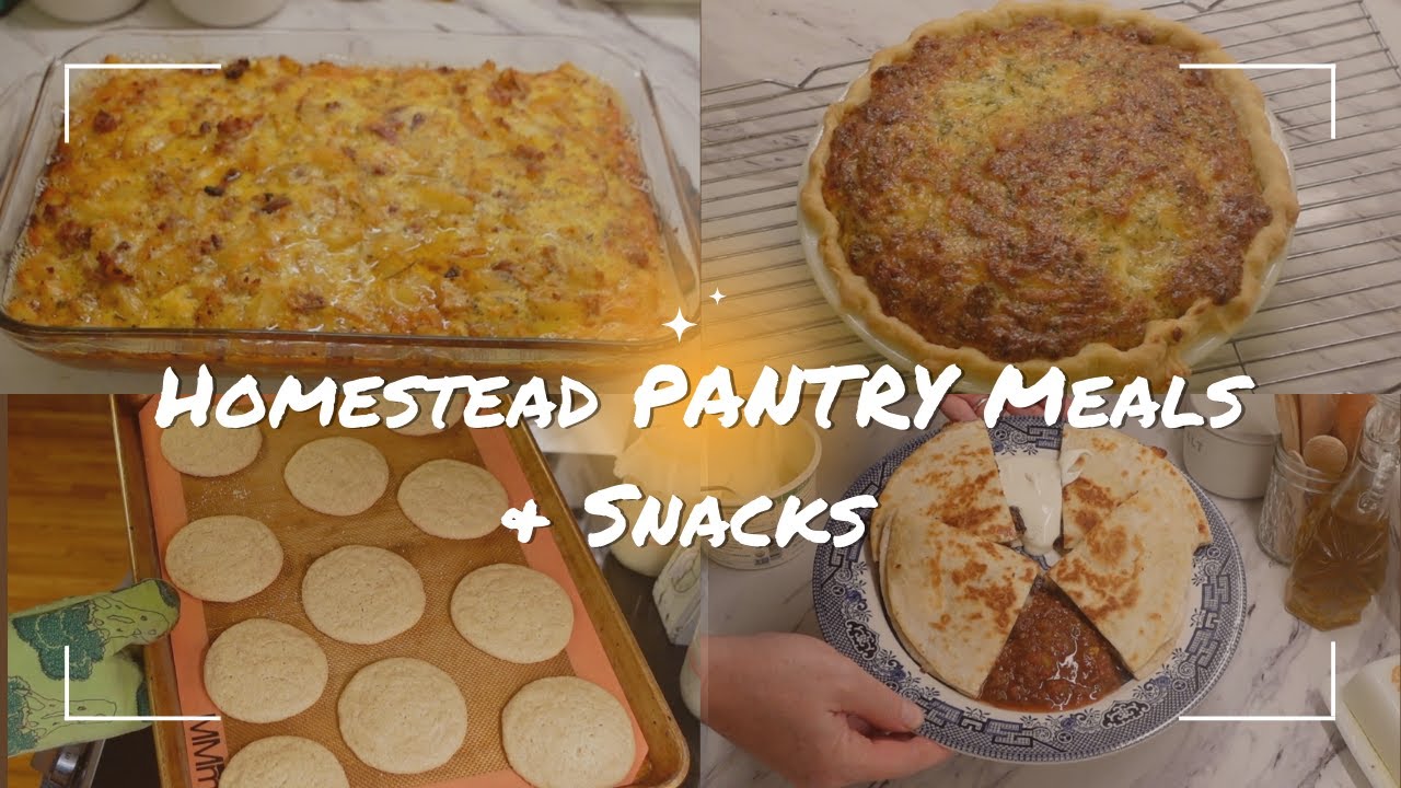 PANTRY HOMESTEAD Meals | Meal ideas - YouTube