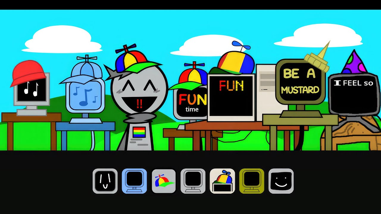 Every Mr. Fun Computer Singing Together (Sprunki, Retake, Sprinkle and ...