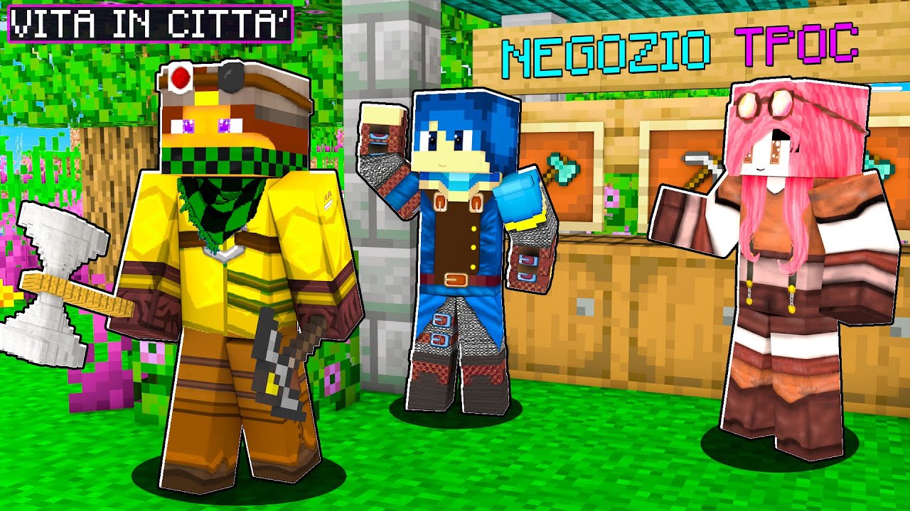 IL MIO PRIMO ACQUISTO DA STEF E PHERE - VITA IN CITTÀ 2 - Minecraft ...