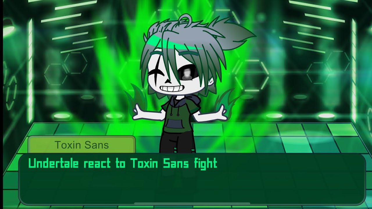 Undertale react to Toxin Sans fight - YouTube