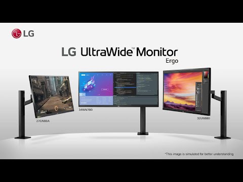 LG UltraWide Ergo Monitor | Designed Around You