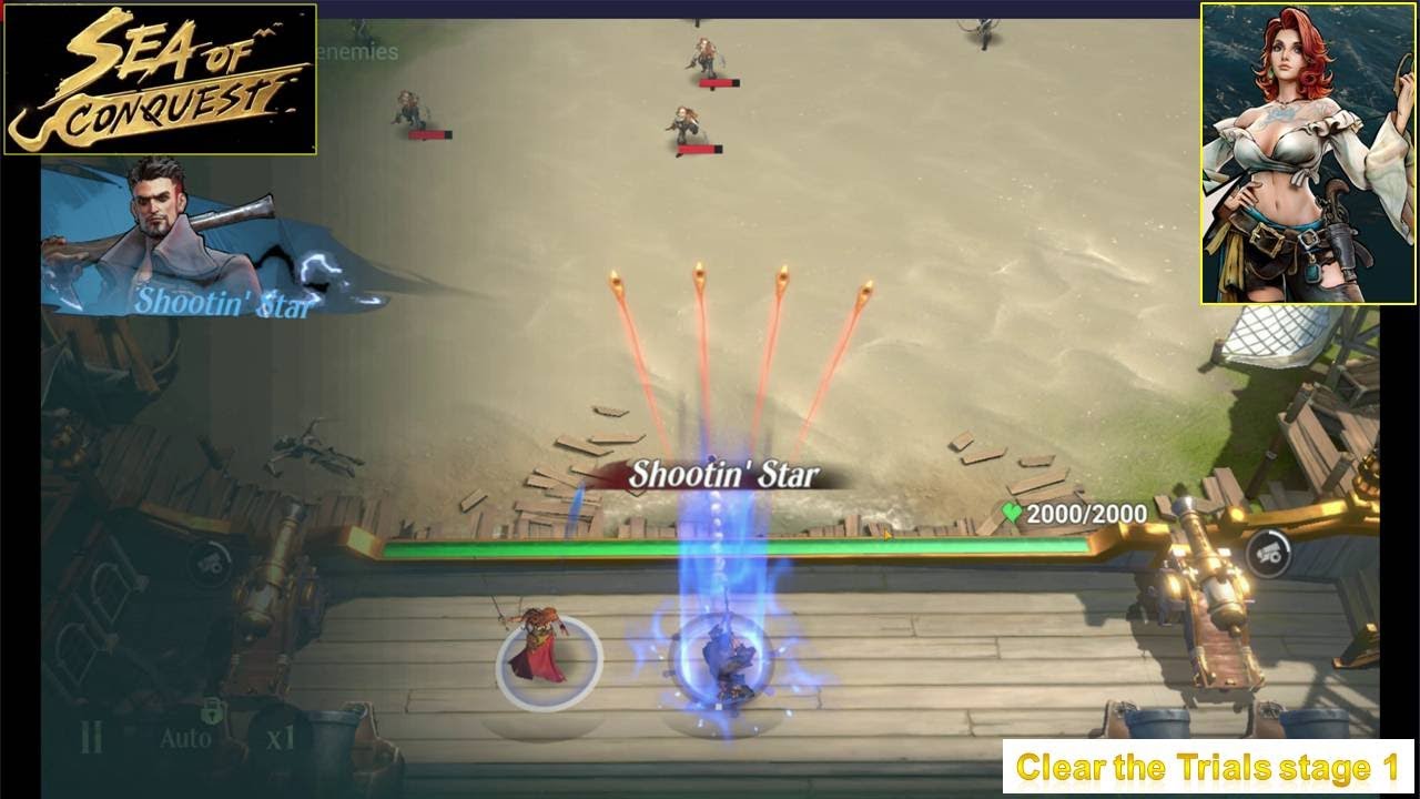 Sea of Conquest - Clear the Trials Stage 1 - YouTube