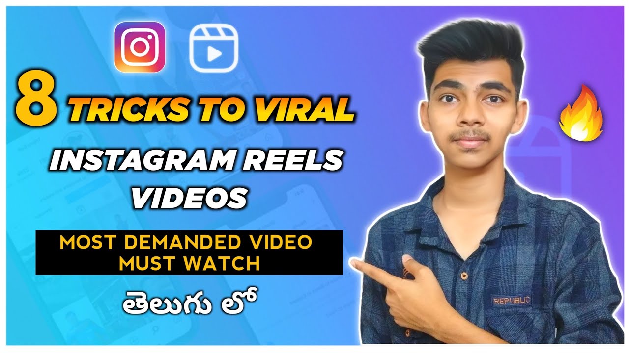 8 Tricks To Viral Reels Videos (Telugu)🔥| Get More Views on Reels ...