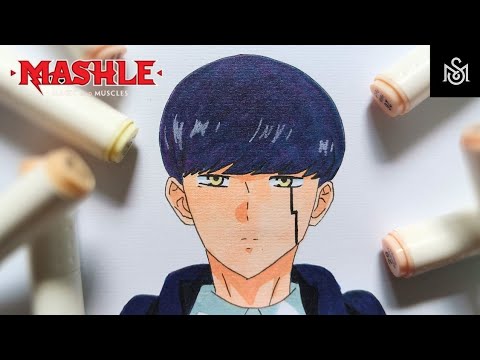 Step by Step Guide to Drawing Mash Burndead/how to draw mash - YouTube