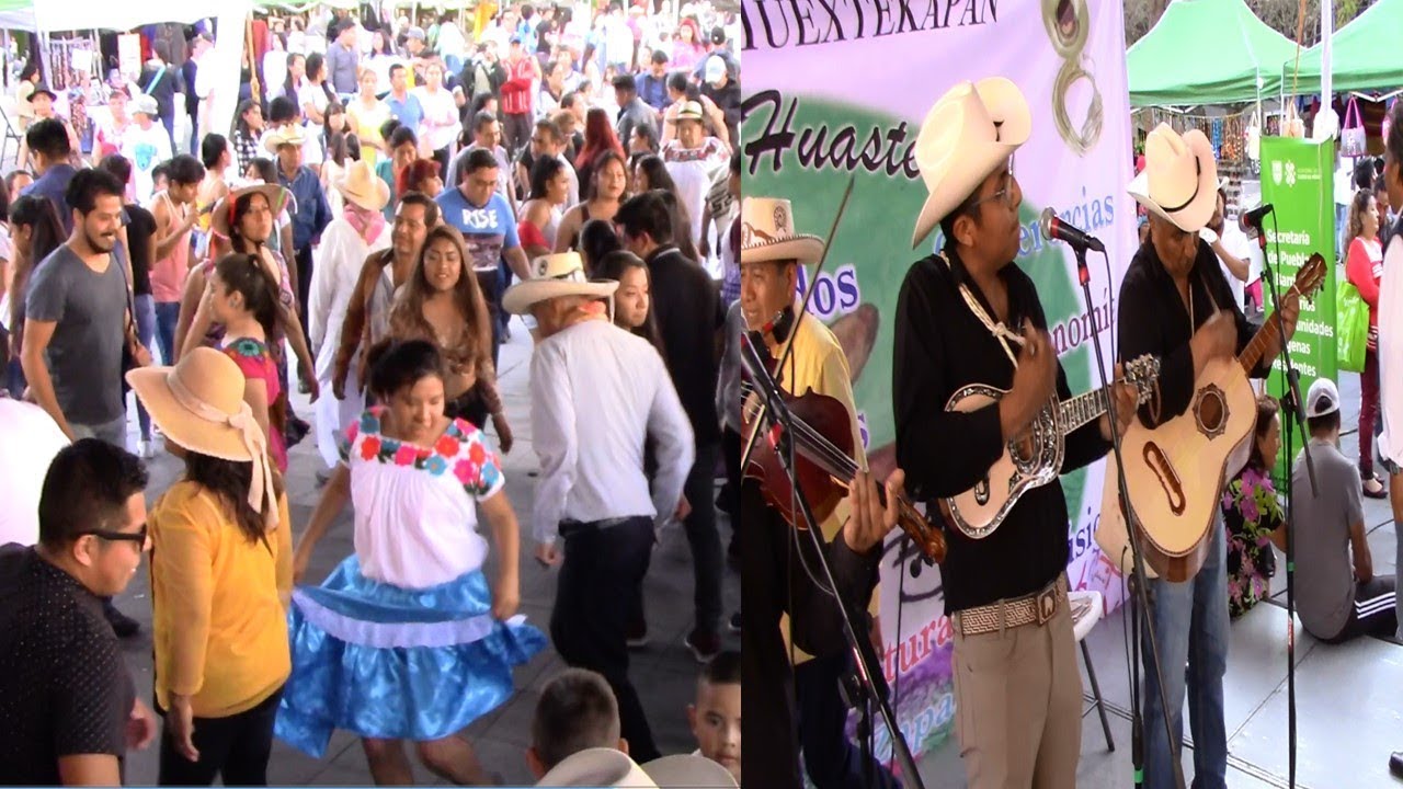 La fiesta del Huapango con Las Chaparreras y La muerte - YouTube