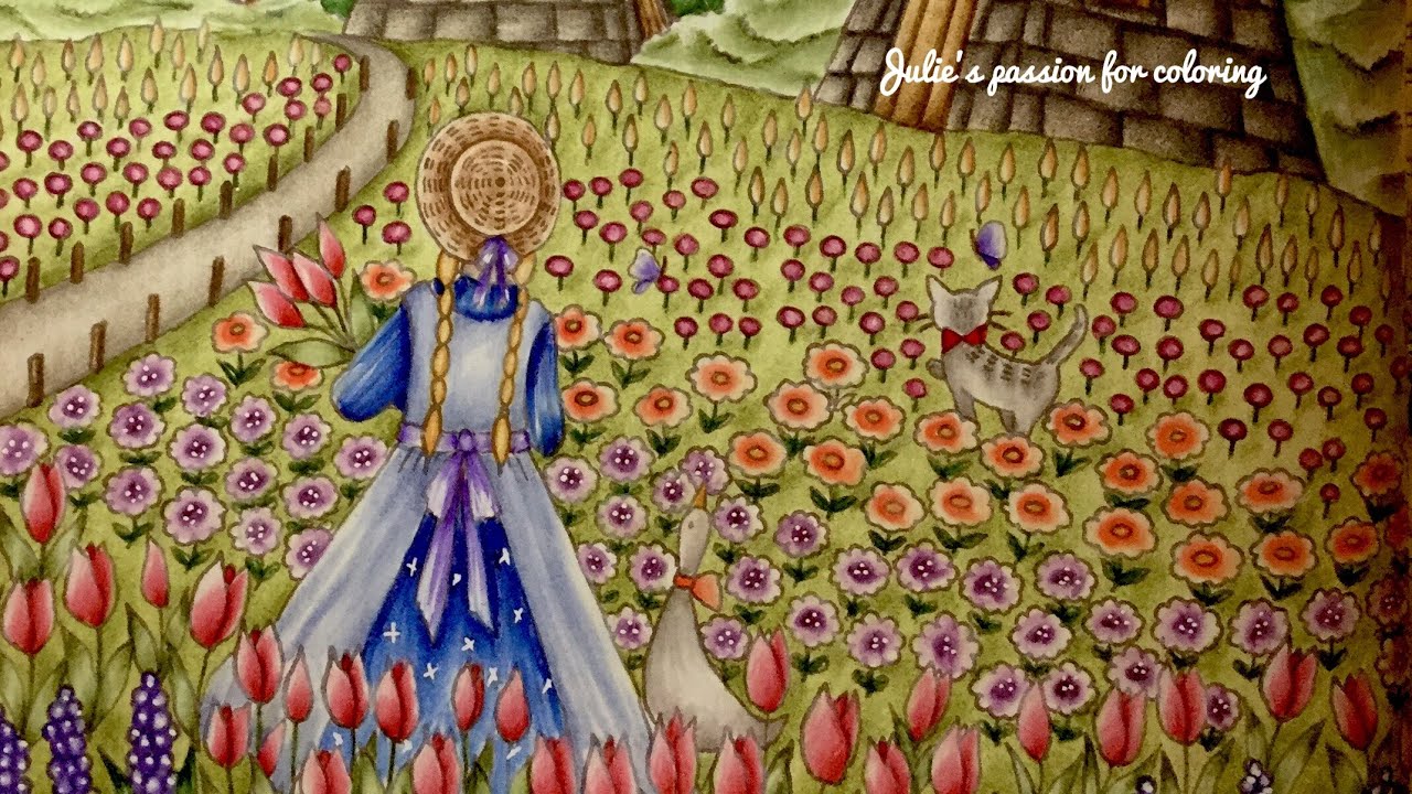 ROMANTIC COUNTRY the second tale - prismacolor pencils - color along ...