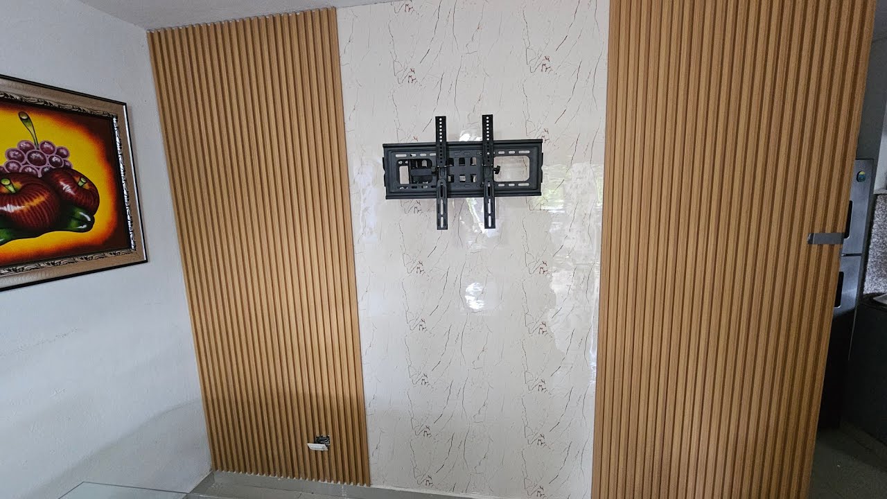 Como Colocar paneles PVC en pared decorativa / Hazlo tu mismo - YouTube