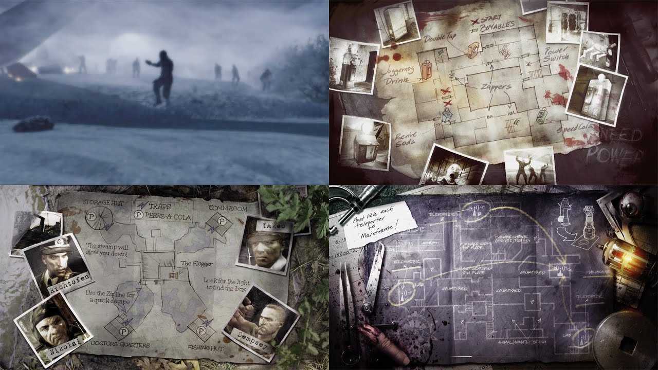 Every World at War zombies Cutscene/Loading Screen (4k) Xbox Series X ...