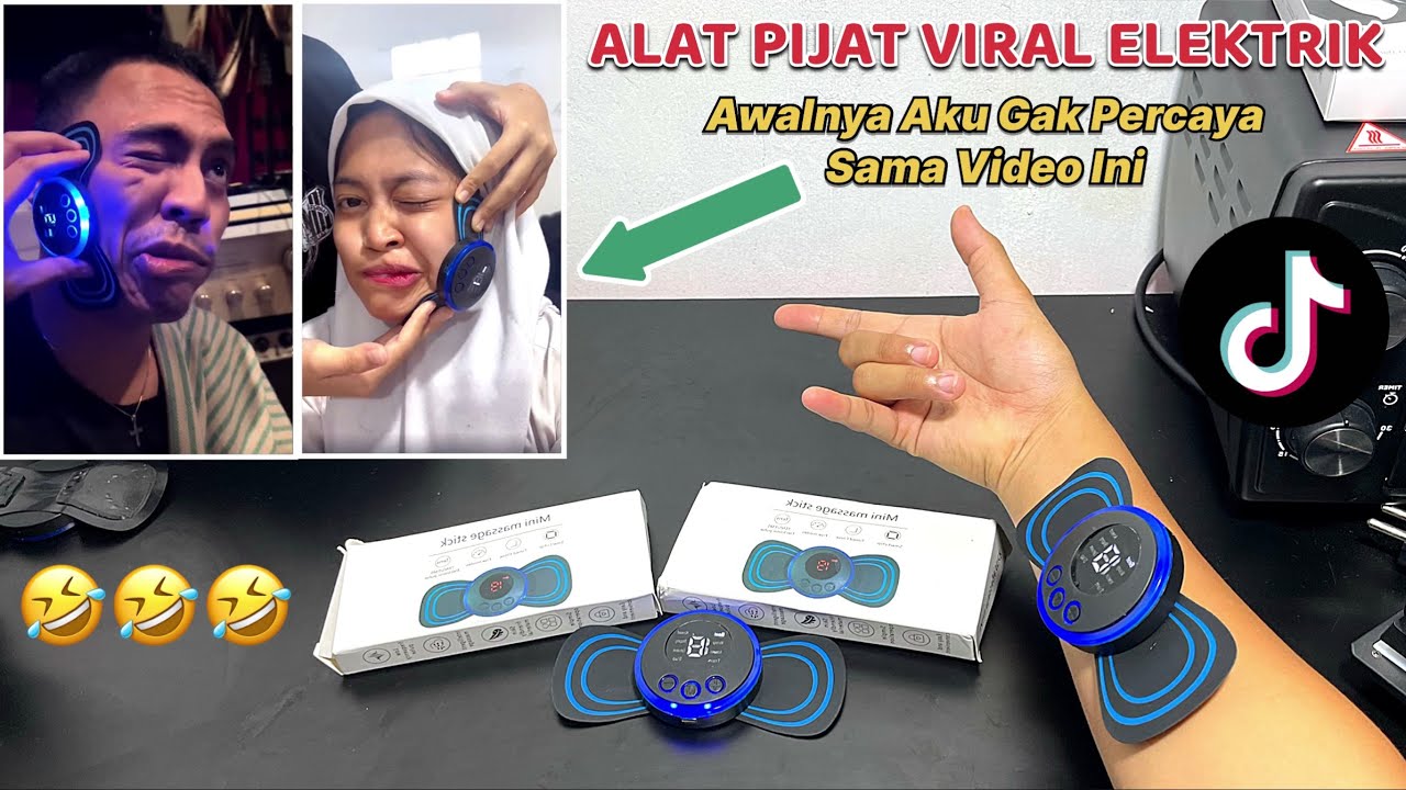 Nyobain alat pijat mini EMS - Review Jujur Alat Pijat elektrik Viral di Tiktok - YouTube