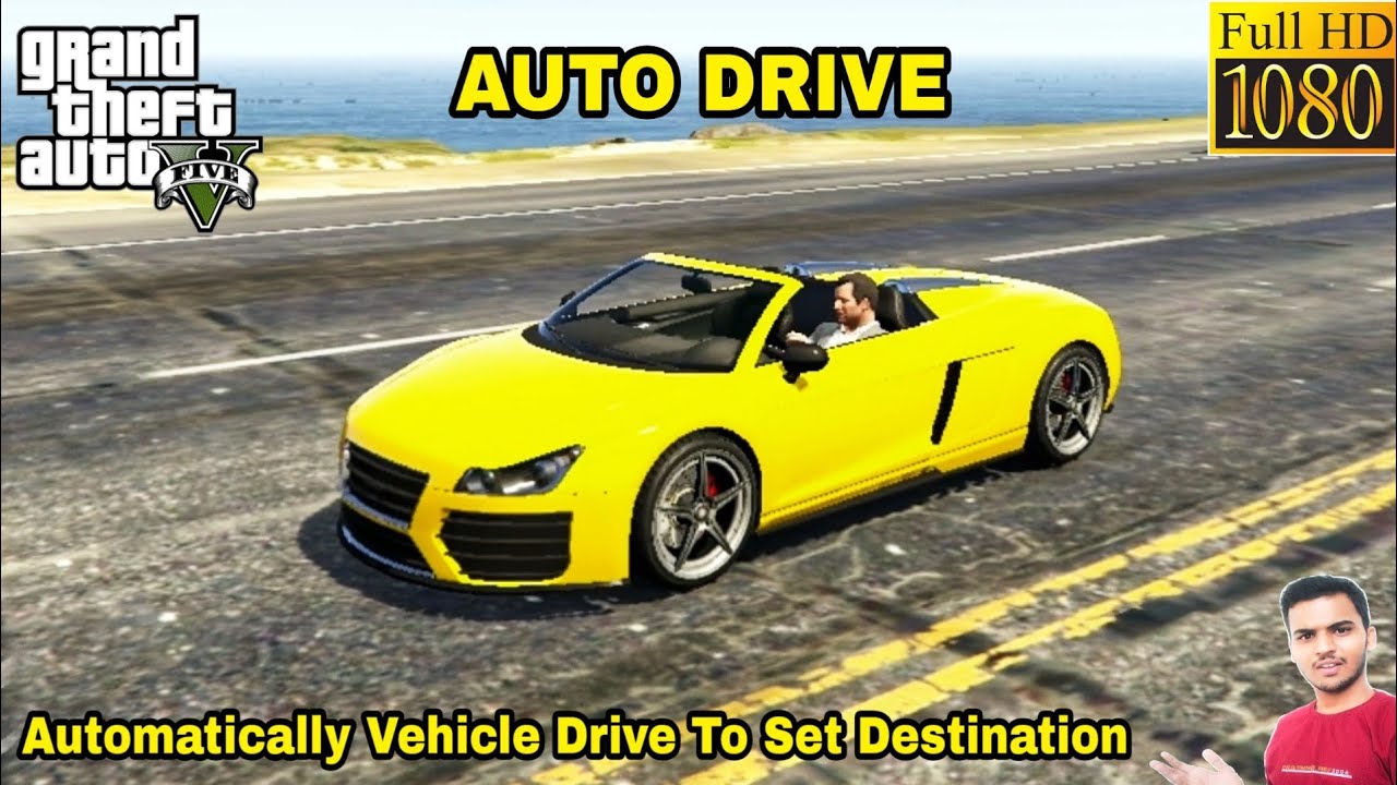 GTA 5 : HOW TO ENABLE AUTO DRIVE🔥🔥🔥 - YouTube