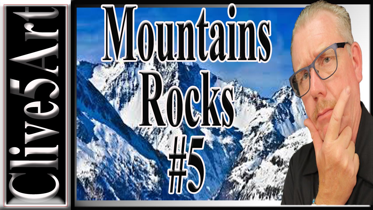 Mountains And Rocks Part 5, Beginners, Acrylic, Painting ,Tutorial ...