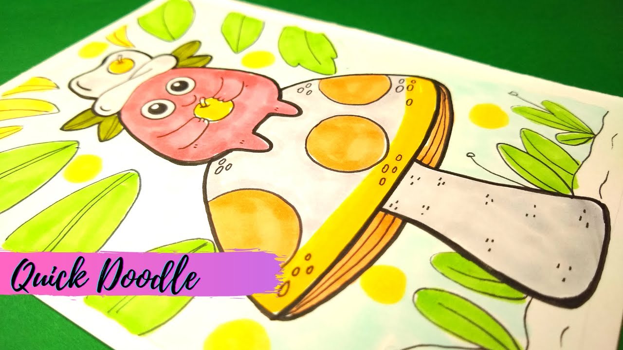 Doodle Art | Day 79 ~ A Quick Doodle | Time-lapse illustration ...